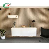 China Mildewproof Fluted Wooden Acoustic Panels Wall Stable Multiscene for sale
