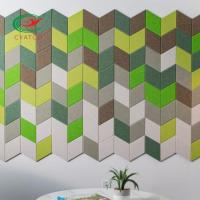 China Recycled Wall Acoustic Sound Tiles Moistureproof Stable Decorative for sale