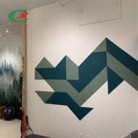 China Multicolor Triangle Acoustic Sound Tiles For Walls Flavorless for sale