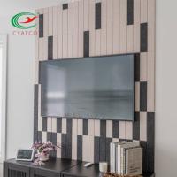 China Rectangle Ceiling Noise Reduction Tiles Nontoxic Polyester Fibre for sale