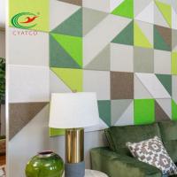 China Multicolor Triangle Acoustic Sound Tiles For Walls Flavorless for sale
