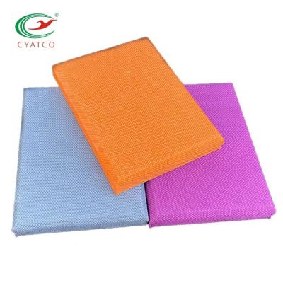 China Auditorium Wall Fabric Acoustic Panel Soundproof Fire Retardant for sale