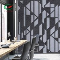 China Workplace Fireproof PET Acoustic Panels Eco Friendly Thickness 9mm 12mm for sale