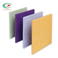 China Odorless Stable Acoustic Fiber Board , Multicolor Polyester Fiber Sound Absorption for sale