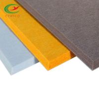 China Odorless Stable Acoustic Fiber Board , Multicolor Polyester Fiber Sound Absorption for sale