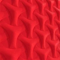 China Shell Shape 3D Polyester Fiber Acoustic Panel Fire Retardant Multicolor for sale