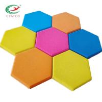 China Moistureproof Hexagon Acoustic Panel Design Harmless Sound Dampening for sale