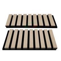 China Mildewproof Acoustic Timber Wall Panels , Multiscene Wood Paneling Soundproof for sale