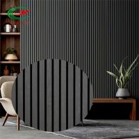 China Nontoxic Black Soundproof Wood Panels , Multipurpose Wood Acoustic Wall for sale