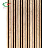 China Harmless Apartment Sound Acoustic Panel Interior Fire Retardant Wood for sale
