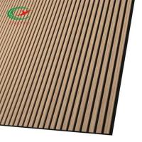 China Tasteless Acoustic Slat Wall Panel Sound Absorbing Multiscene for sale