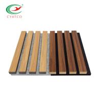 China Practical Slatwall Sound Acoustic Panel Natural Oak For Ceiling for sale