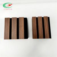 China Practical Wood Soundproof Panels , MDF Acoustic Wood Slat Ceiling for sale