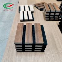 China FSC Wooden Sound Acoustic Panel Veneer Mildewproof For Living Room for sale