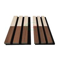 China FSC Wooden Sound Acoustic Panel Veneer Mildewproof For Living Room for sale