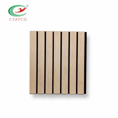 China MDF Indoor Wall Sound Acoustic Panel Eco Friendly Heat Insulated for sale