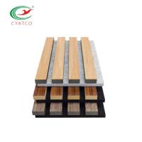 China Decorative Sound Acoustic Panel 3D Slat Wall Panels For Auditorium Hall for sale