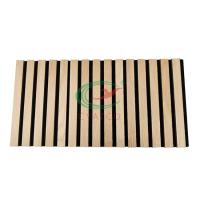 China Decorative Sound Acoustic Panel 3D Slat Wall Panels For Auditorium Hall for sale