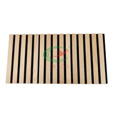 China Decorative Sound Acoustic Panel 3D Slat Wall Panels For Auditorium Hall for sale