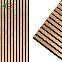China Soundproof Acoustic Wood Wall Panel Heat Insulated 2400x600mm for sale