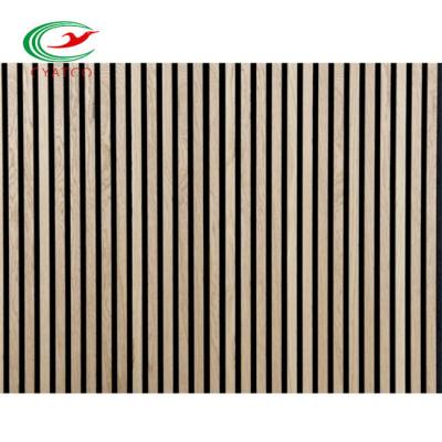 China Soundproof Acoustic Wood Wall Panel Heat Insulated 2400x600mm for sale