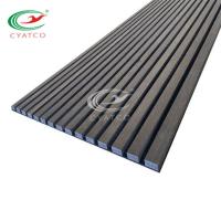 China Nontoxic Mildewproof Acoustic Slat Wall , Heat Insulated Wooden Slatted Panel for sale