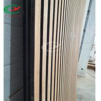 China Fireproof Tasteless Acoustic Wood Ceiling , Odorless Sound Absorbing Acoustic Panel for sale