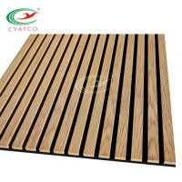 China Nontoxic Practical Acoustic Wood Slats , Moistureproof Wood Veneer Acoustic Panels for sale