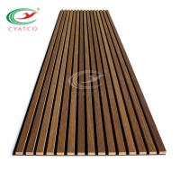 China Nontoxic Practical Acoustic Wood Slats , Moistureproof Wood Veneer Acoustic Panels for sale