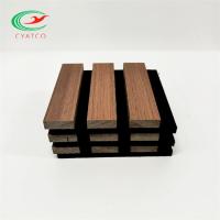 China FSC Veneer Acoustic Wall Panels Sound Absorption Fire Retardant for sale