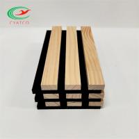 China Durable Harmless Acoustic Wall Panels Wood Slat Soundproof For Hotel for sale