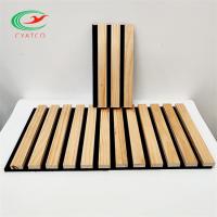 China FSC Veneer Acoustic Wall Panels Sound Absorption Fire Retardant for sale