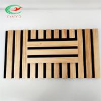 China Flavorless Hotel Wood Slat Acoustic Panels Soundproof Durable for sale