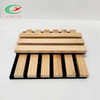 China Durable Harmless Acoustic Wall Panels Wood Slat Soundproof For Hotel for sale