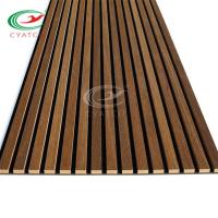 China Residential Flavorless Acoustic Wall Panels Natural Walnut Durable for sale