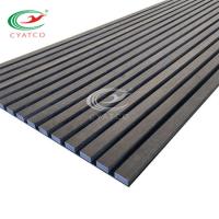 China Fireproof Harmless Wood Panel Acoustic , Odorless Timber Acoustic Ceiling Panels for sale