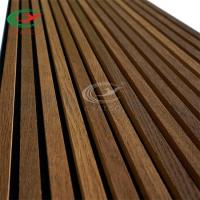 China Residential Flavorless Acoustic Wall Panels Natural Walnut Durable for sale