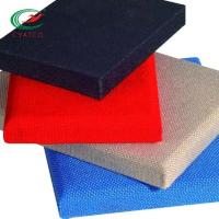China 96kg/M3 Interior Fabric Acoustic Panel Soundproof Multiscene for sale