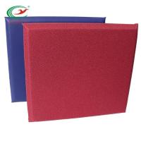China Tasteless Fabric Wrapped Acoustic Ceiling Panels Soundproof Flameproof for sale
