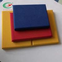 China Harmless Nontoxic Fabric Wrapped Sound Panels , Moistureproof Acoustic Panel Fabric for sale