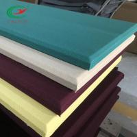 China Flavorless Cloth Fabric Wrapped Acoustical Wall Panels Harmless Multiscene for sale