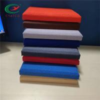 China Thickness 50mm Fabric Acoustic Panel Sound Absorbing Fireproof for sale