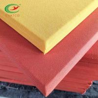 China Stable Fiberglass Fabric Acoustic Panel Multiscene Practical for sale