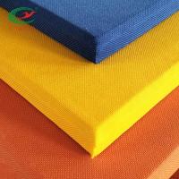 China Tasteless Fabric Wrapped Acoustic Ceiling Panels Soundproof Flameproof for sale