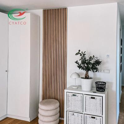 China Decorative Ceiling Mounted Acoustic Wall Panels Wood Veneer Panels for sale