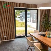 China Walnut MDF Wood Slat Wall Panel Multipurpose Practical For Office for sale