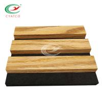 China Decorative Wood Veneer Acoustic Slat Wall Wear Resistant for sale