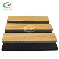 China Decorative Wood Veneer Acoustic Slat Wall Wear Resistant for sale