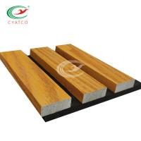 China High Durability Wood Veneer Sound Absorbing Panels 21mm Fire Resistance for sale