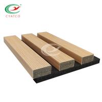China High Durability Wood Veneer Sound Absorbing Panels 21mm Fire Resistance for sale